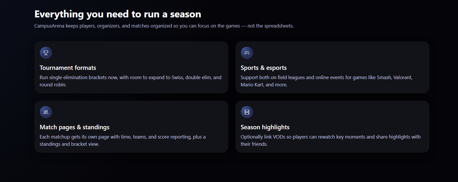 CampusArena | Projects for the UH Community